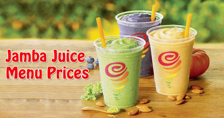 Jamba Juice Menu Along With Prices and Hours | Menu and Prices